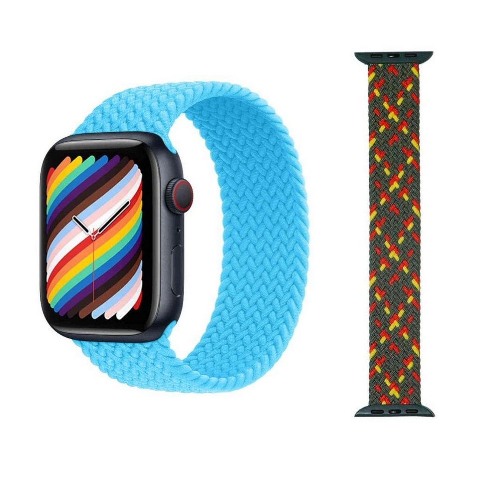 Wigento Smartwatch Armband Für Apple Watch Series Ultra 8 7 45 6 Se