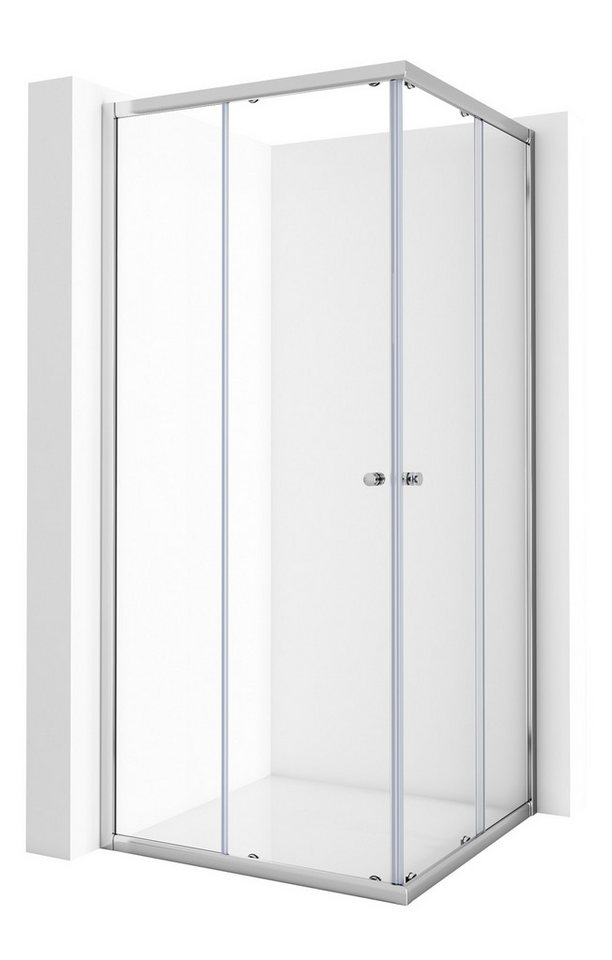 Goezes Eckdusche Duschkabine 75x90 100x100 90x80 80x80 90x90 75x75 H