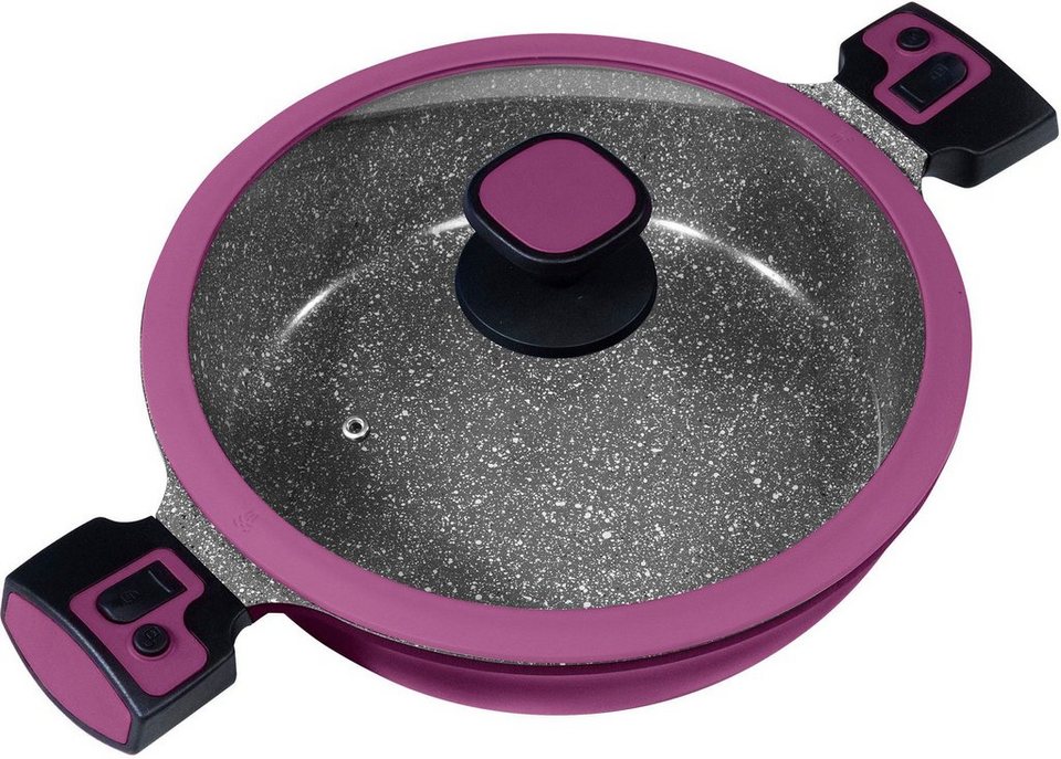 King Servierpfanne Click Grip Aluminiumguss Induktion