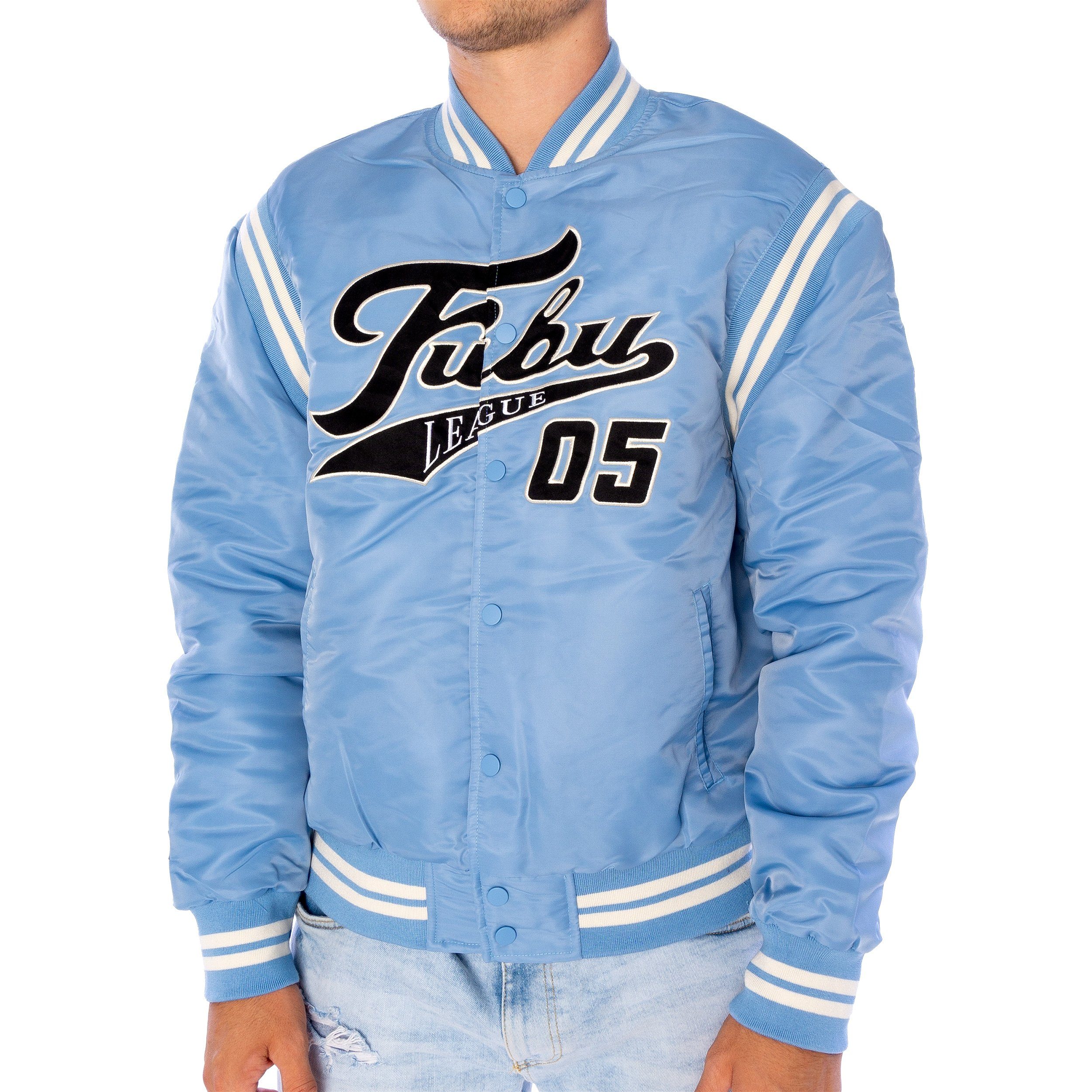 Fubu Collegejacke Jacke Fubu Varsity Satin College Jacket (1-St)