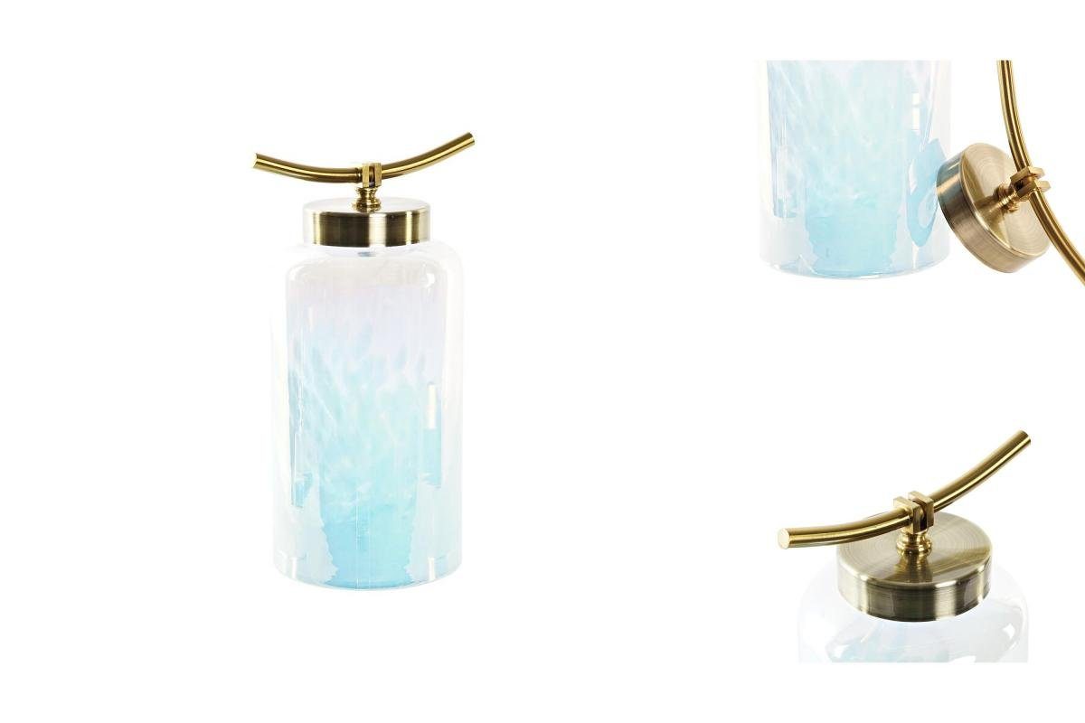 Dkd Home Decor Dekovase Vase Dkd Home Decor Glas Blau Golden Metall