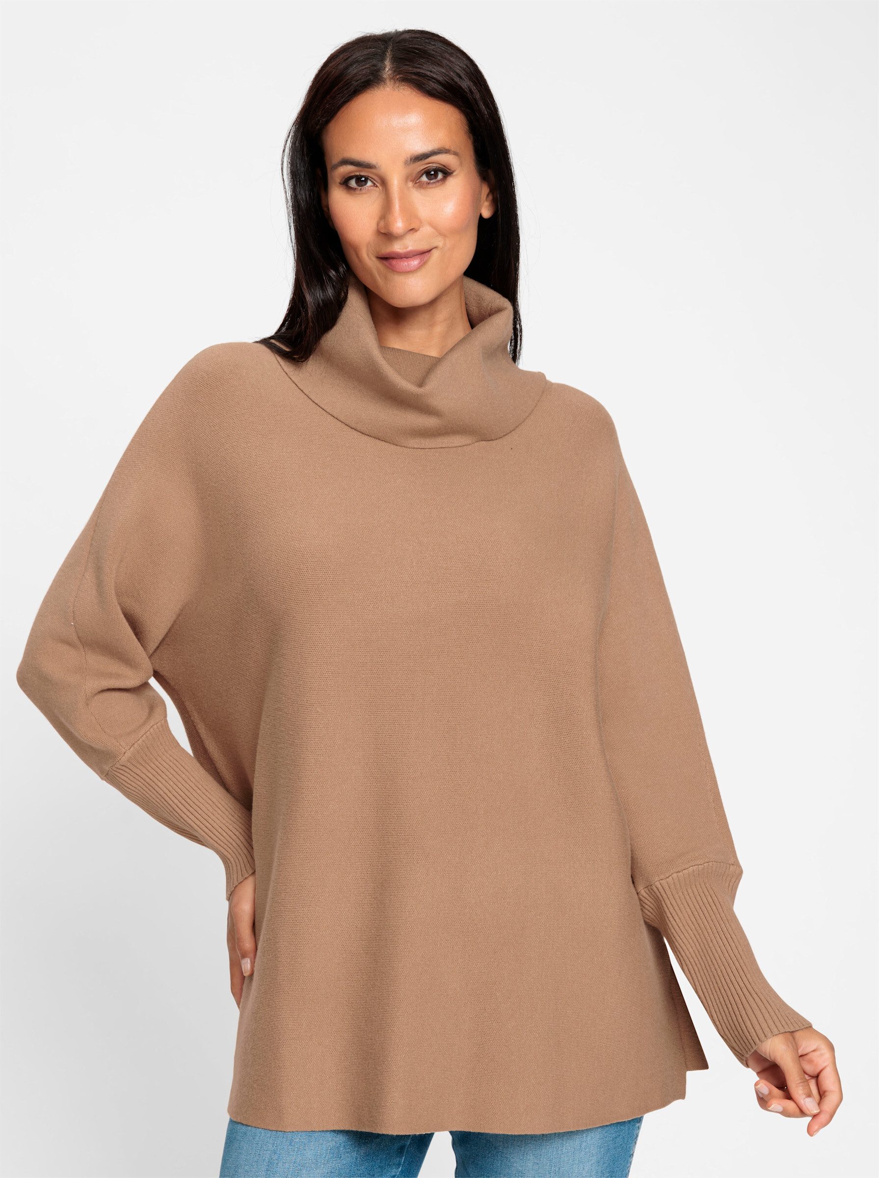 heine Strickpullover Rollkragenpullover, Voluminöser Rollkragen