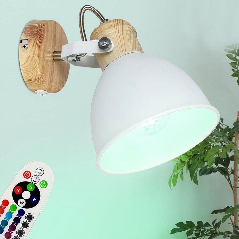 Etc Shop Led Wandleuchte Leuchtmittel Inklusive Warmweiß Farbwechsel