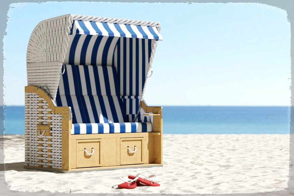 queence Metallbild Beach Day, Strand (1 St)