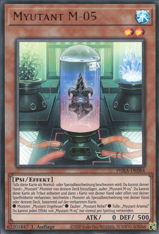 Recollectibles Sammelkarte Yugioh Karte Myutant M 05 Deutsch Yu Gi Oh