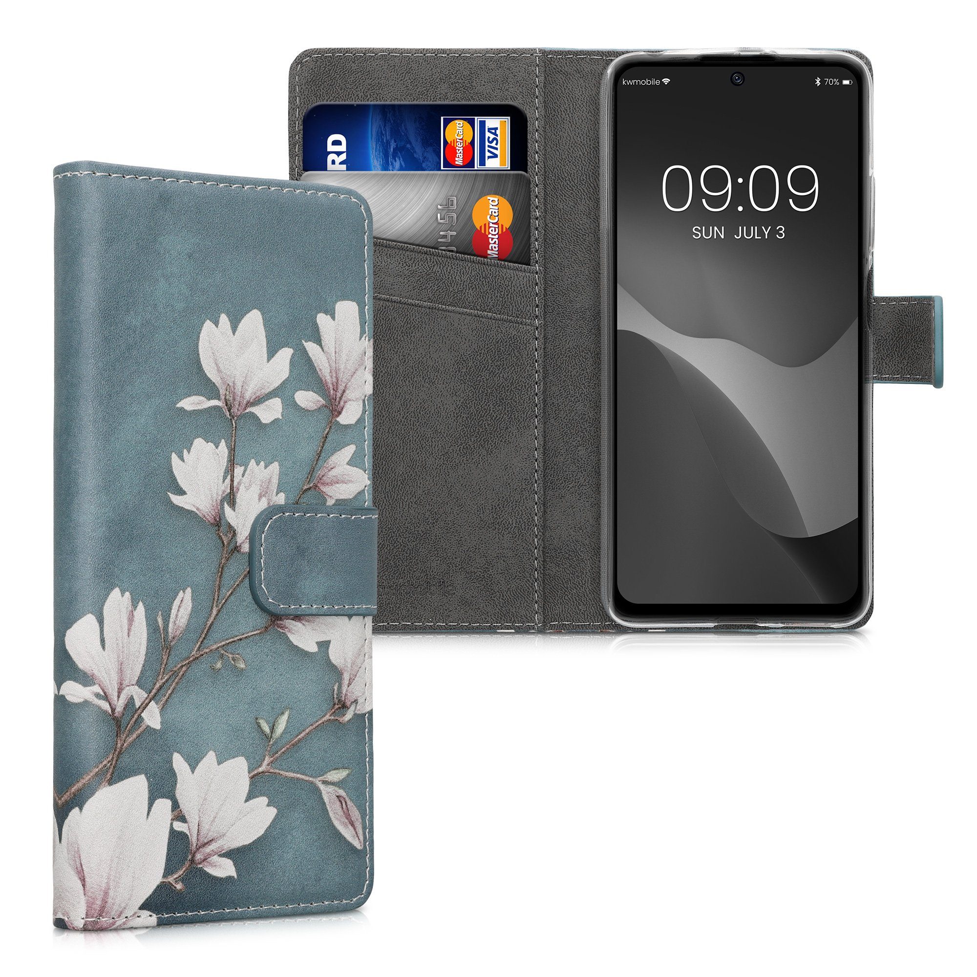 Kwmobile Handyhülle Wallet Case Für Xiaomi Poco X4 Pro 5g Hülle Mit