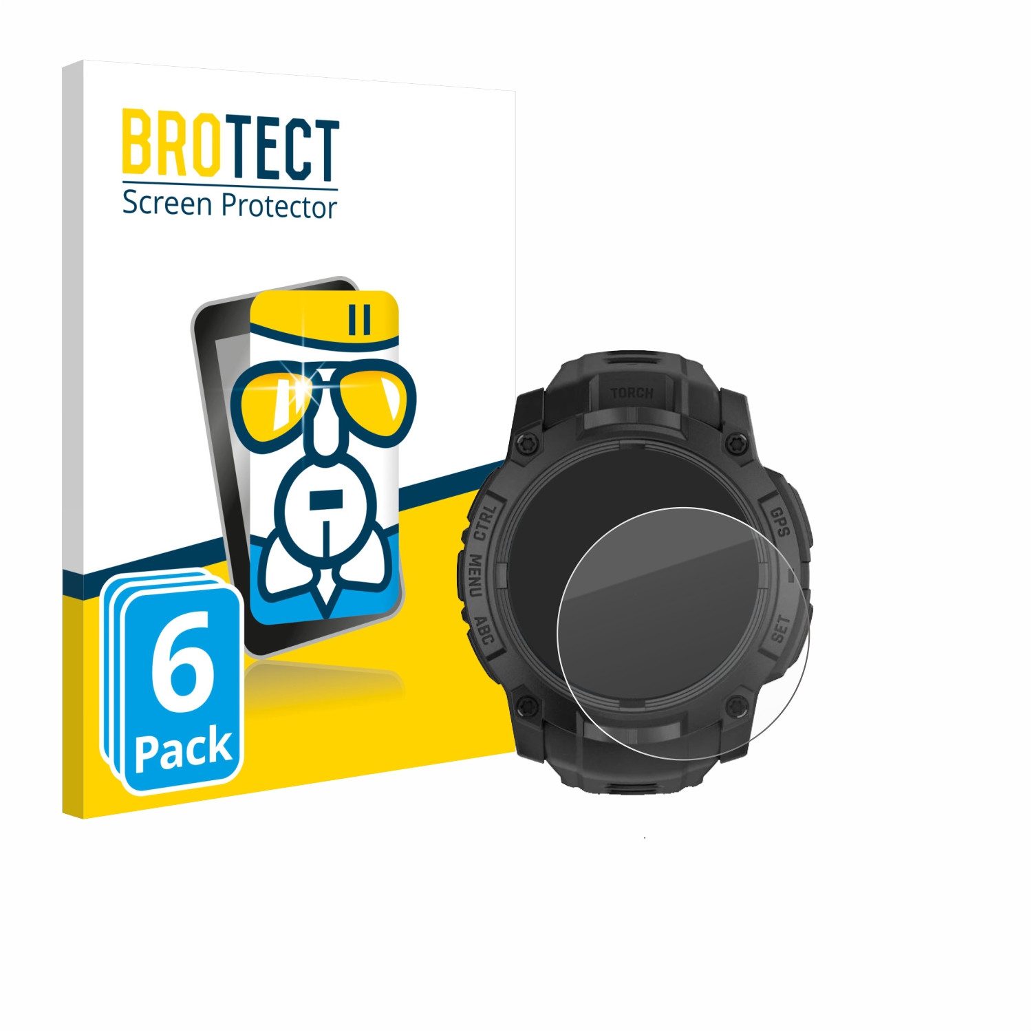 Brotect Displayschutzglas Schutzglas Für Garmin Instinct 3 Tactical