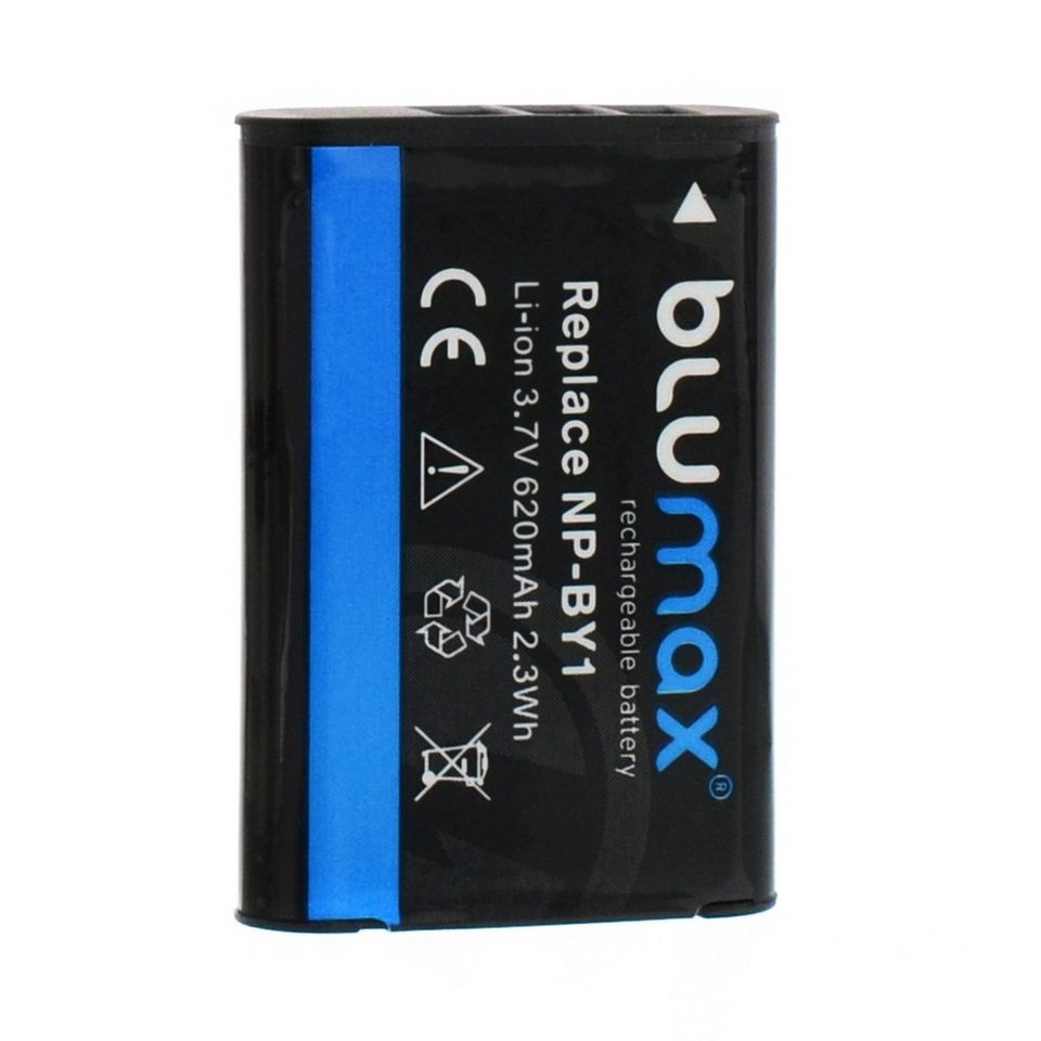 Blumax Akku passend für Sony NP-BY1 620 mAh (4,2V) Kamera-Akku Blumax Akku passend für Sony NP-BY1 620 mAh (4,2V) Kamera-Akku