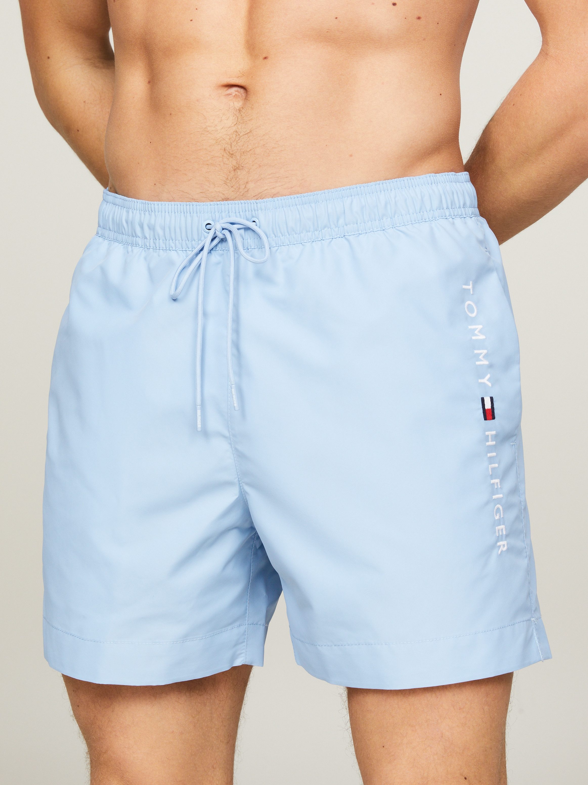 Tommy Hilfiger Swimwear Badeshorts Medium Drawstring Mit Logoschriftzug