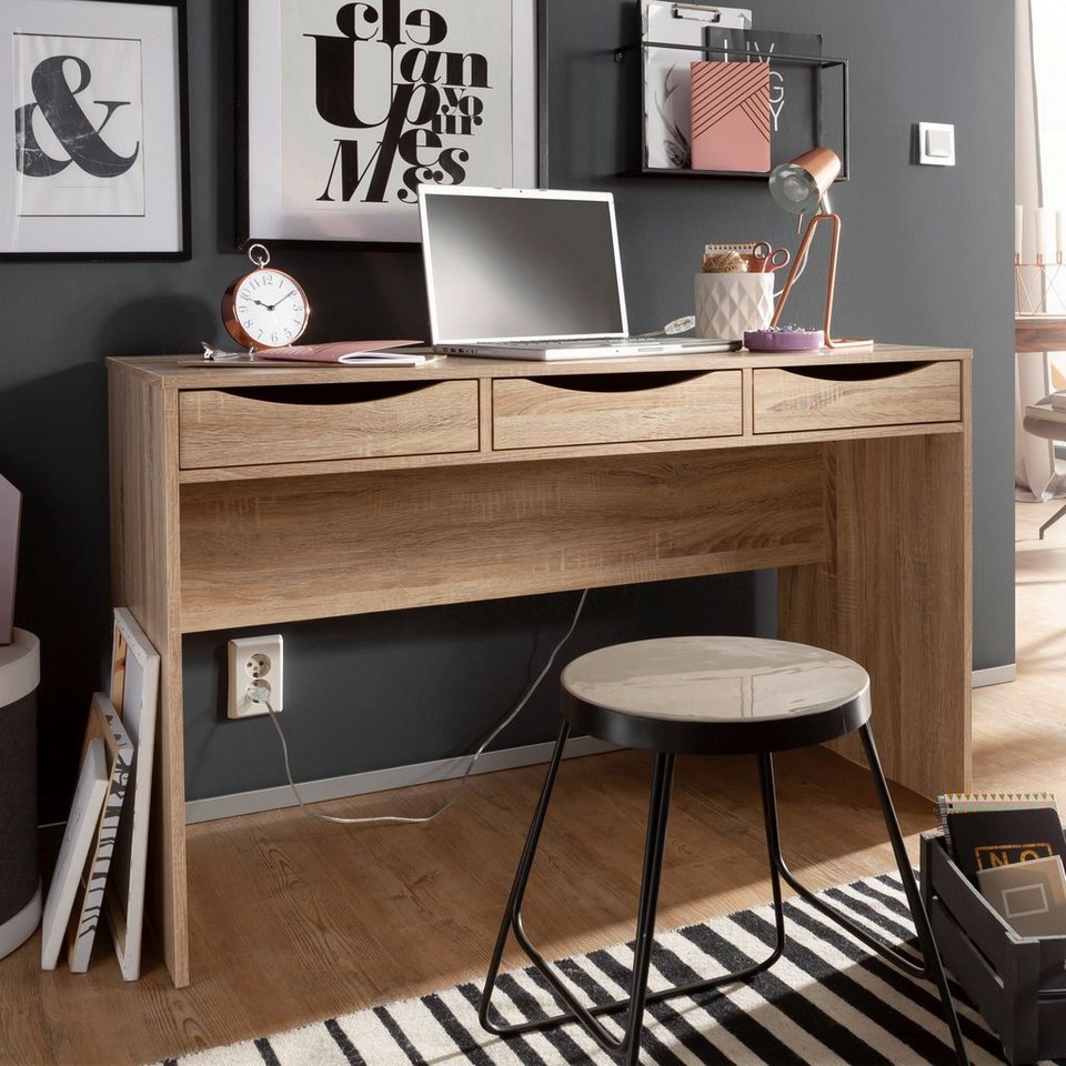 Finebuy Schreibtisch Fb44268 Schreibtisch 120 Cm Design Büro Tisch