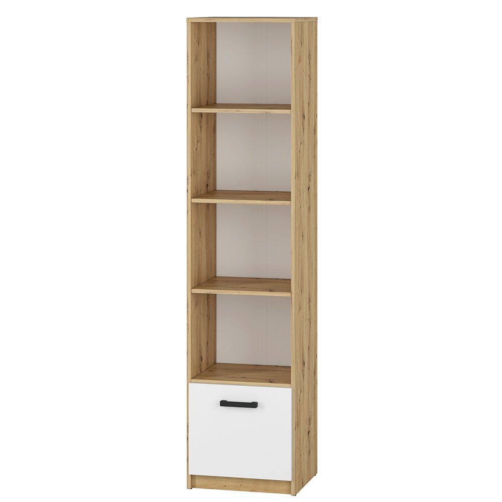 Lomadox Regal Fyli 131 Artisan Eiche Nb Mit Weißanthrazit 4519142 Cm