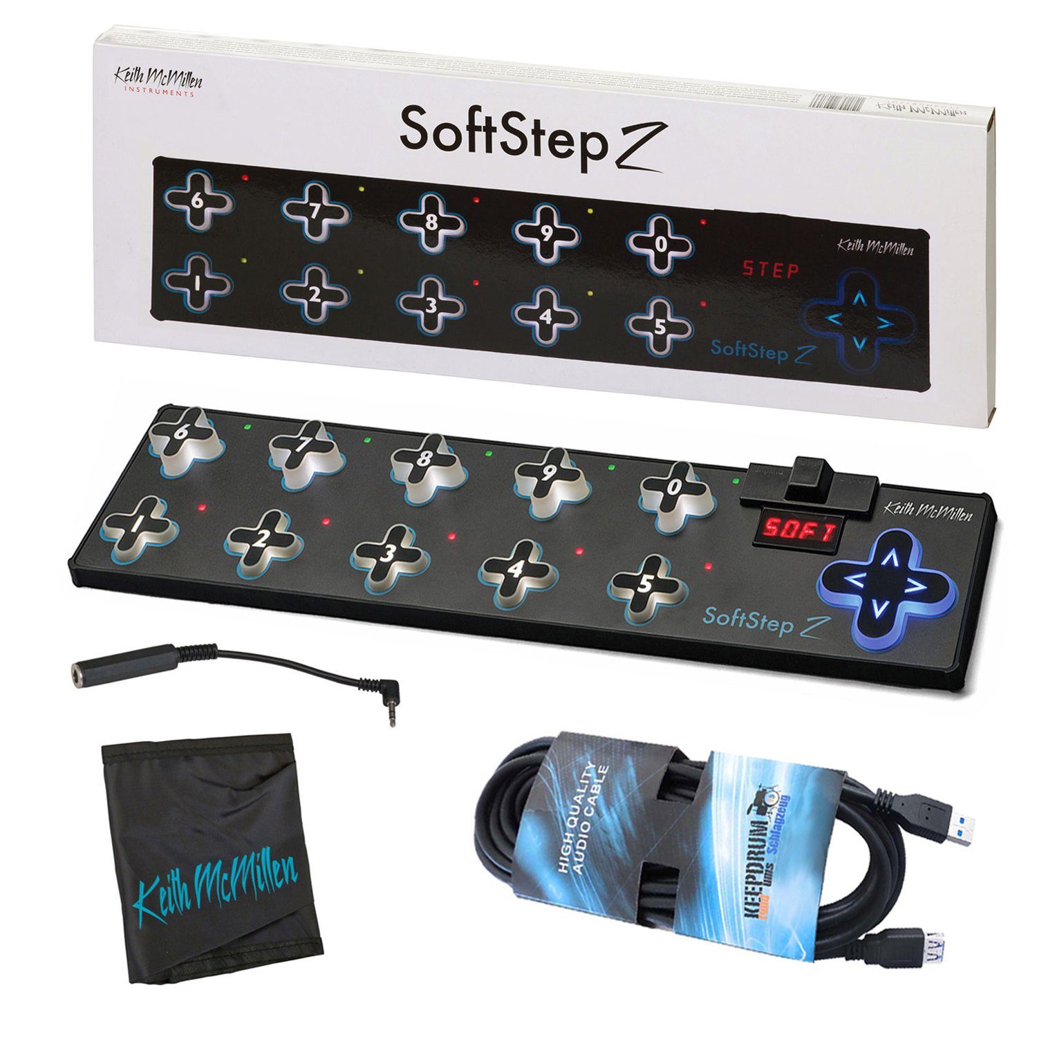 Keith McMillen Keith McMillen SoftStep 2 Fußcontroller mit Kabel Controller