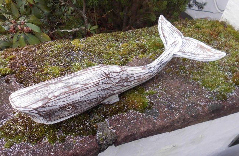 Deko Impression Dekofigur Deko Objekt Wal Pottwal Maritime Skulptur