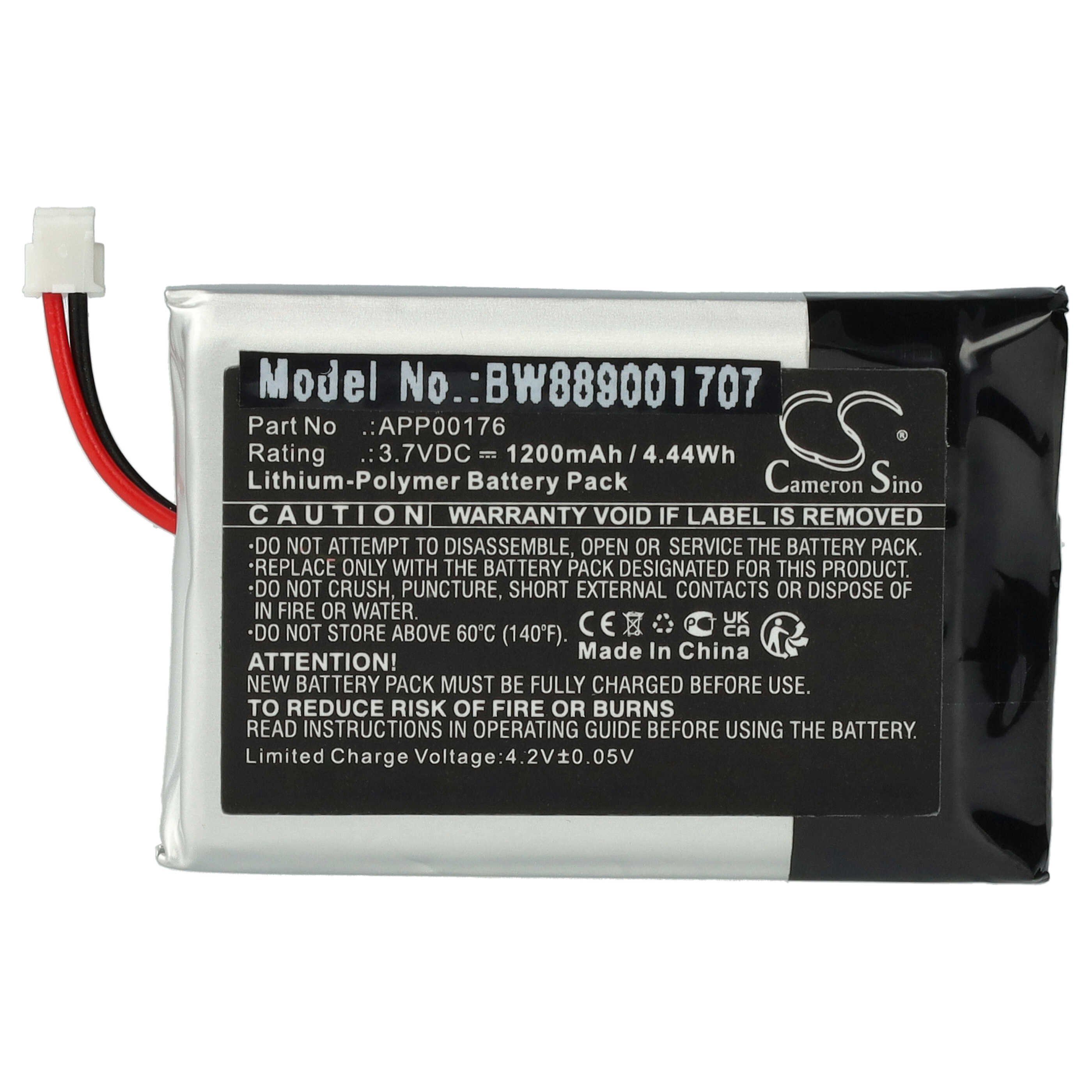 vhbw Akku passend für Minn Kota i-Pilot Link BT Drohne-Controller (1200 Drohnen-Akku Akku Li ...