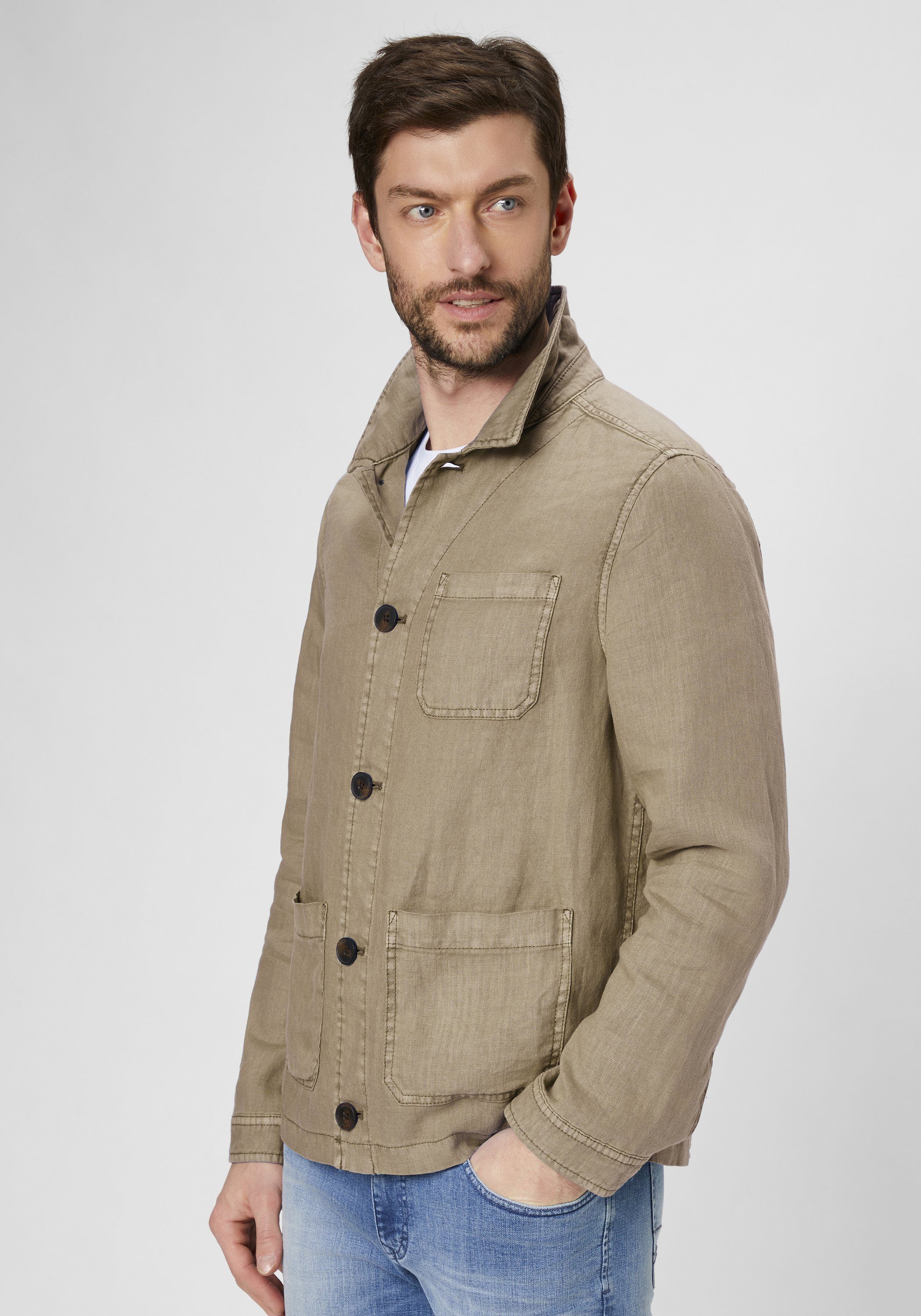S4 Jackets Sommerjacke ST. TROPEZ Federleichte Leinen Hemdjacke
