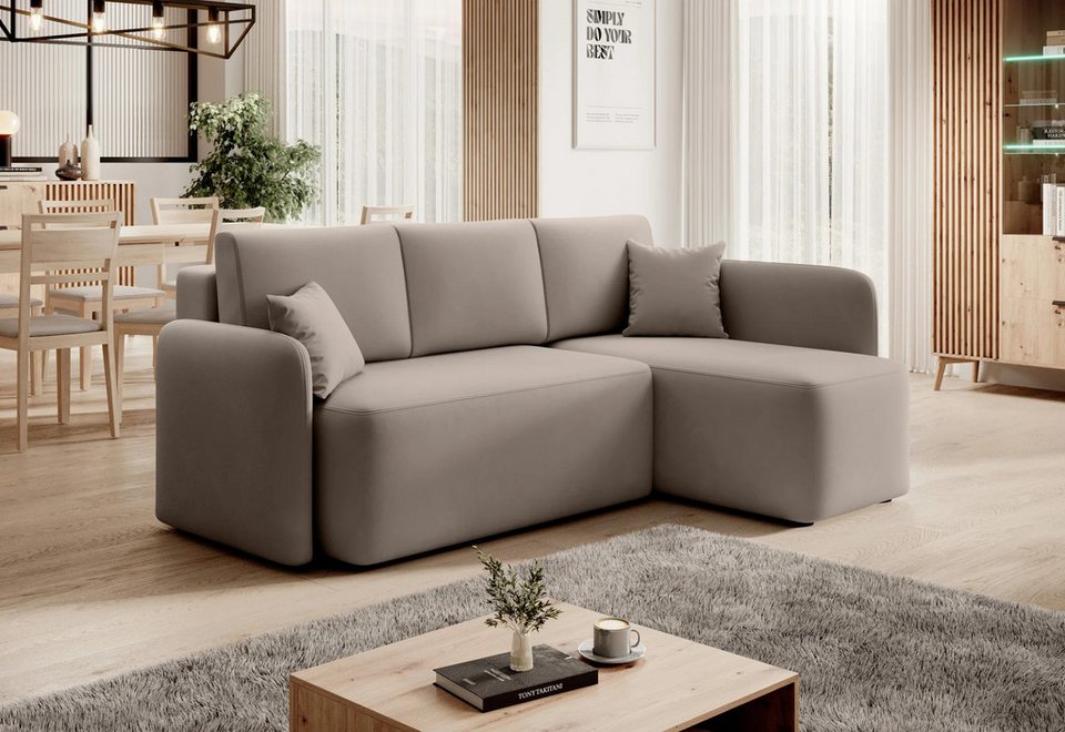 Db Möbel Ecksofa Hudson Mit Schlaffunktion 206x150cm Ecksofa Vom