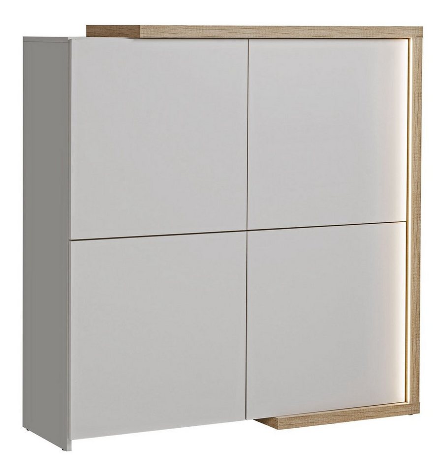 Feldmann Wohnen Kommode Dasar Dasar 1 St Kommode 125x40x129cm