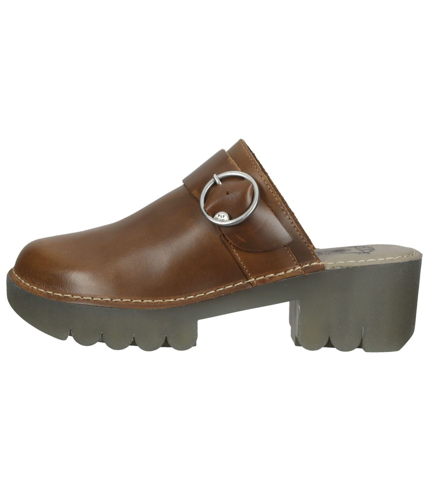 Fly London Clogs Leder Clog, Verschluss: Schlupfschuh