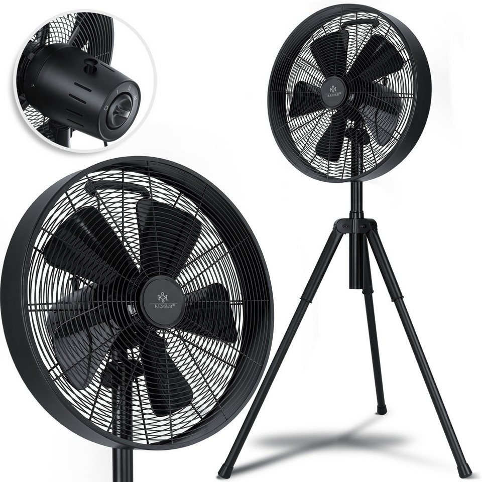 Kesser Standventilator 50w Dreibein Ventilator Mit Stativ