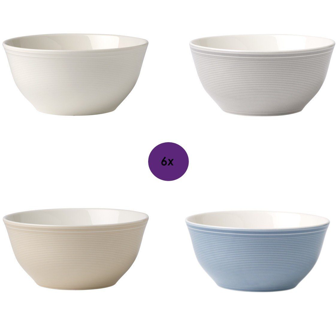 Villeroy And Boch Müslischale Color Loop Porzellan Sandbraun H73cm D