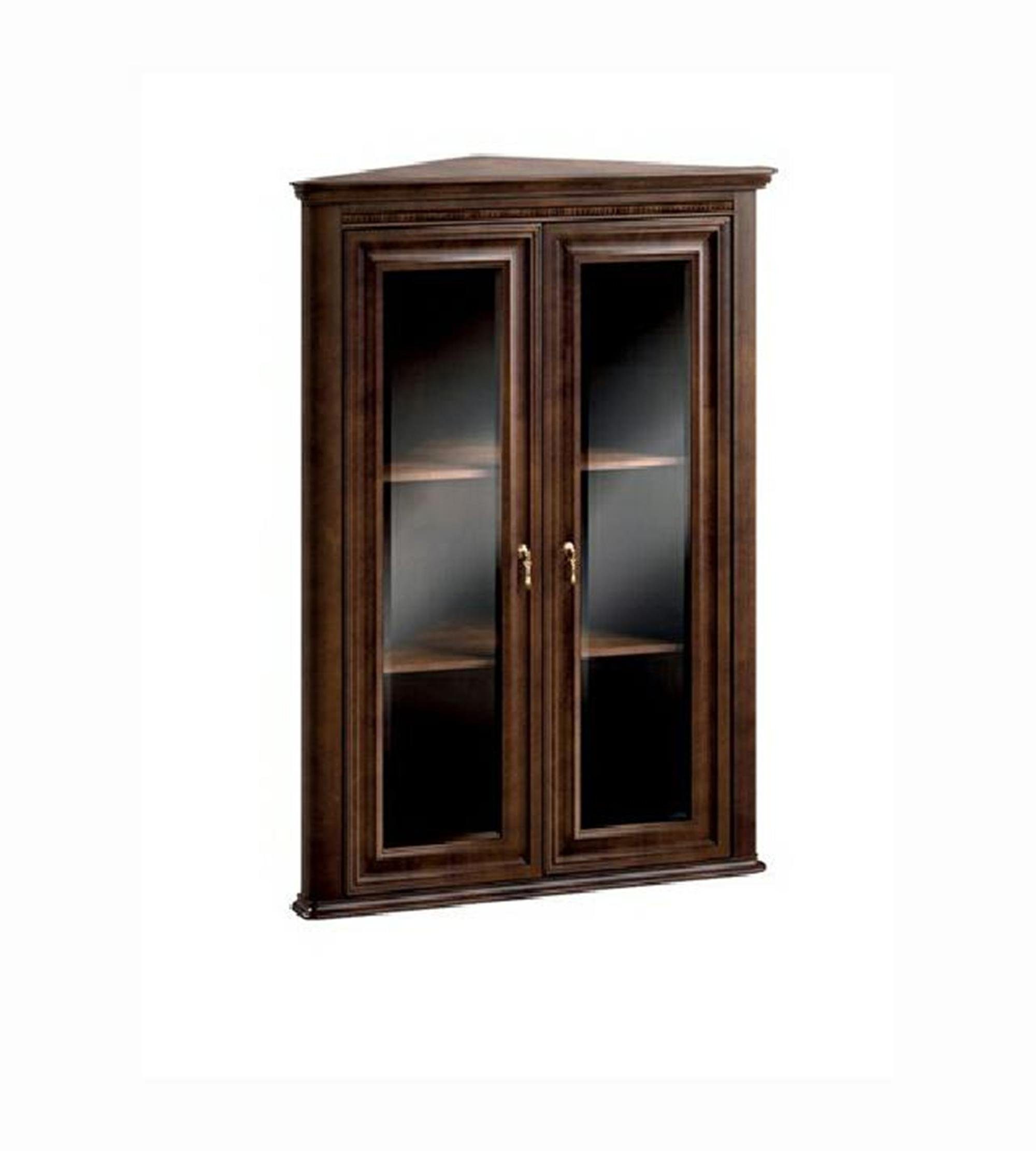 Jvmoebel Eckschrank Klassische Vitrine Vitrinenschrank Eckschrank Eck