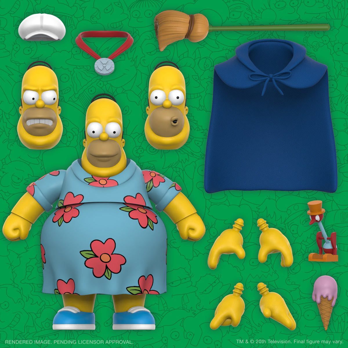 Super7 Actionfigur The Simpsons Ultimates King-Size Homer 7 Inch ...