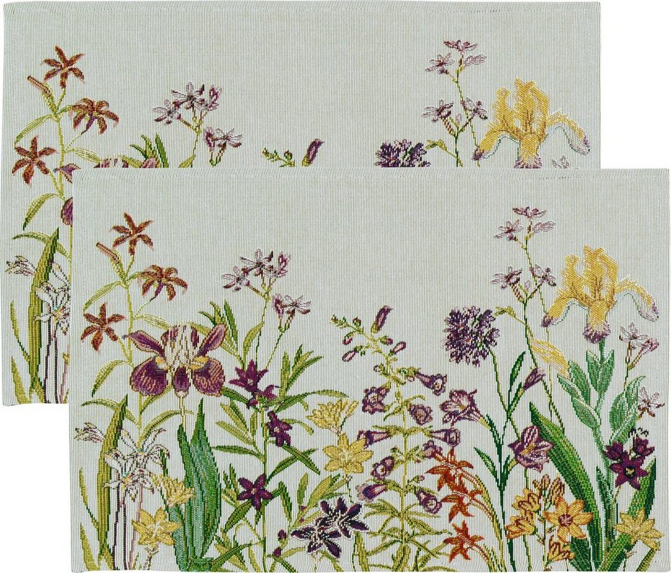 Platzset Tischset Flowery Im 2er Pack Sander Table Home 2 St