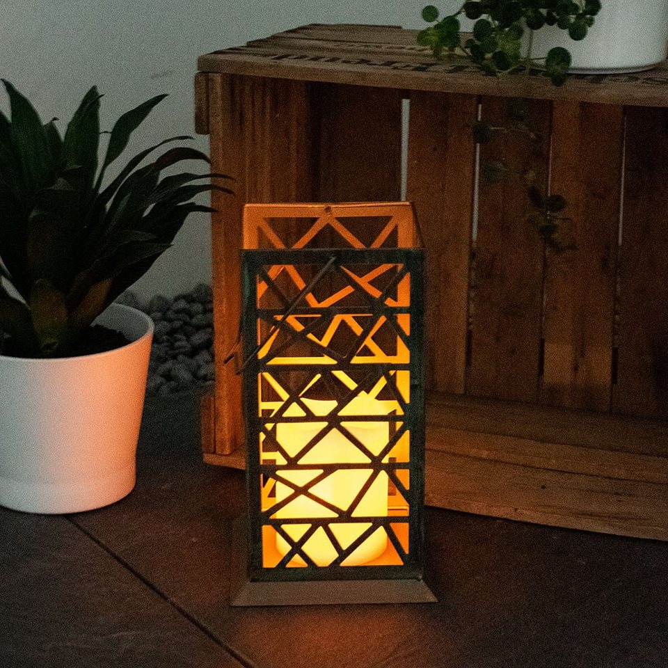 Etc Shop Gartenleuchte Led Solar Laterne Garten Außen Beleuchtung