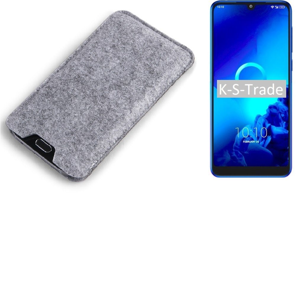 K S Trade Handyhülle Für Alcatel 3 2019 Filz Handyhülle Schutzhülle
