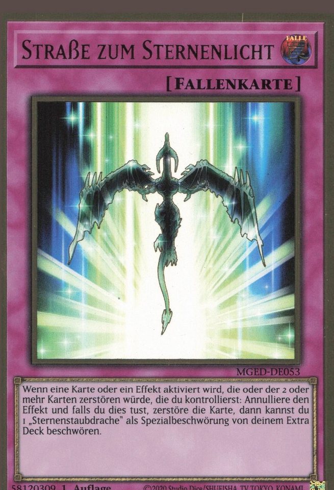 Recollectibles Sammelkarte Yugioh Karte Straße Zum Sternenlicht Deutsch