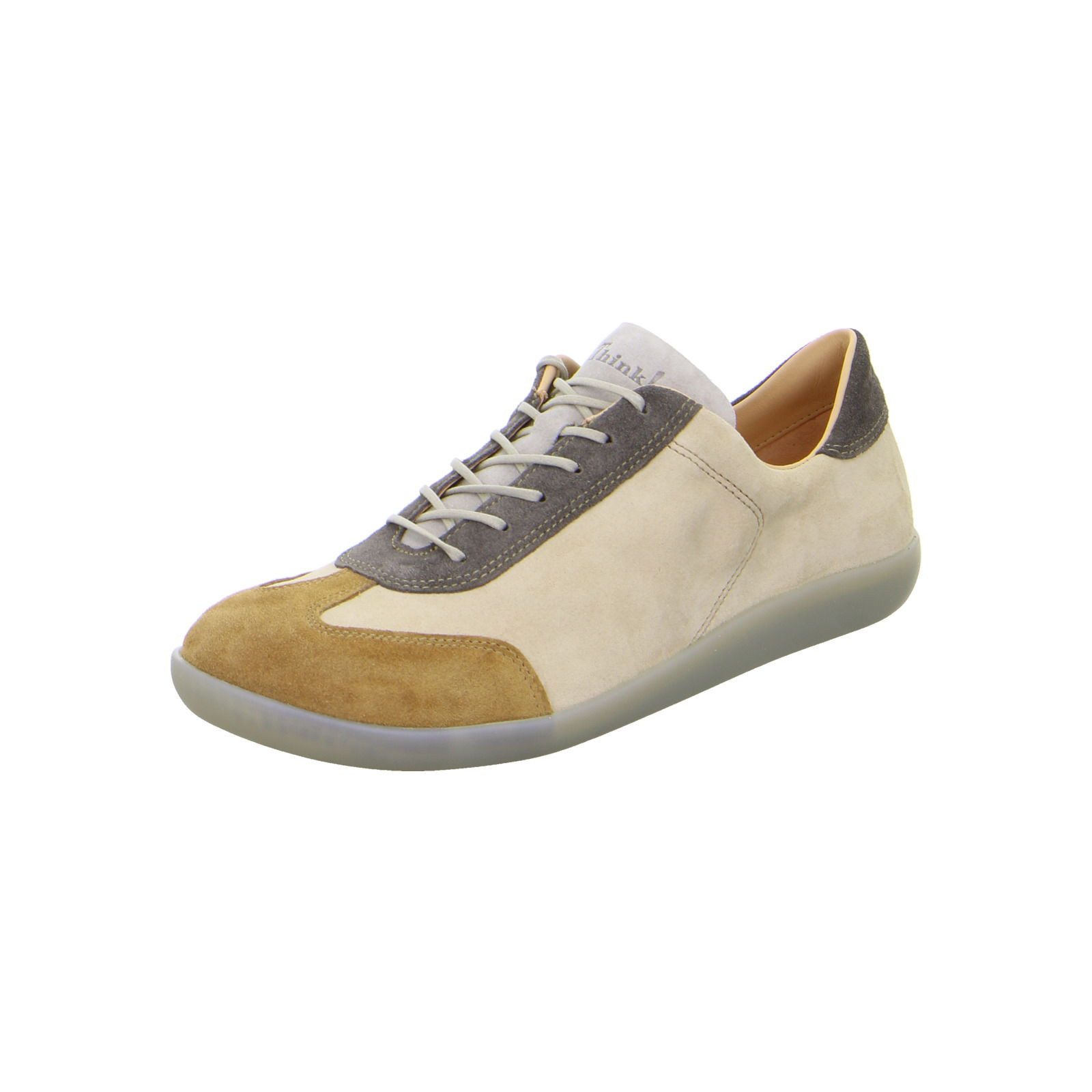 Think! Sneaker Nature Sneaker, weich gepolstertes Korkwechselfußbett ...