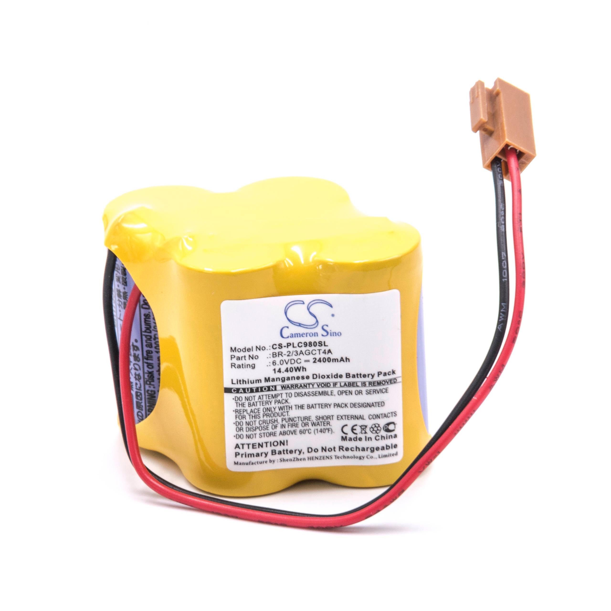 vhbw Akku Li-MnO2 2400 mAh (6 V)