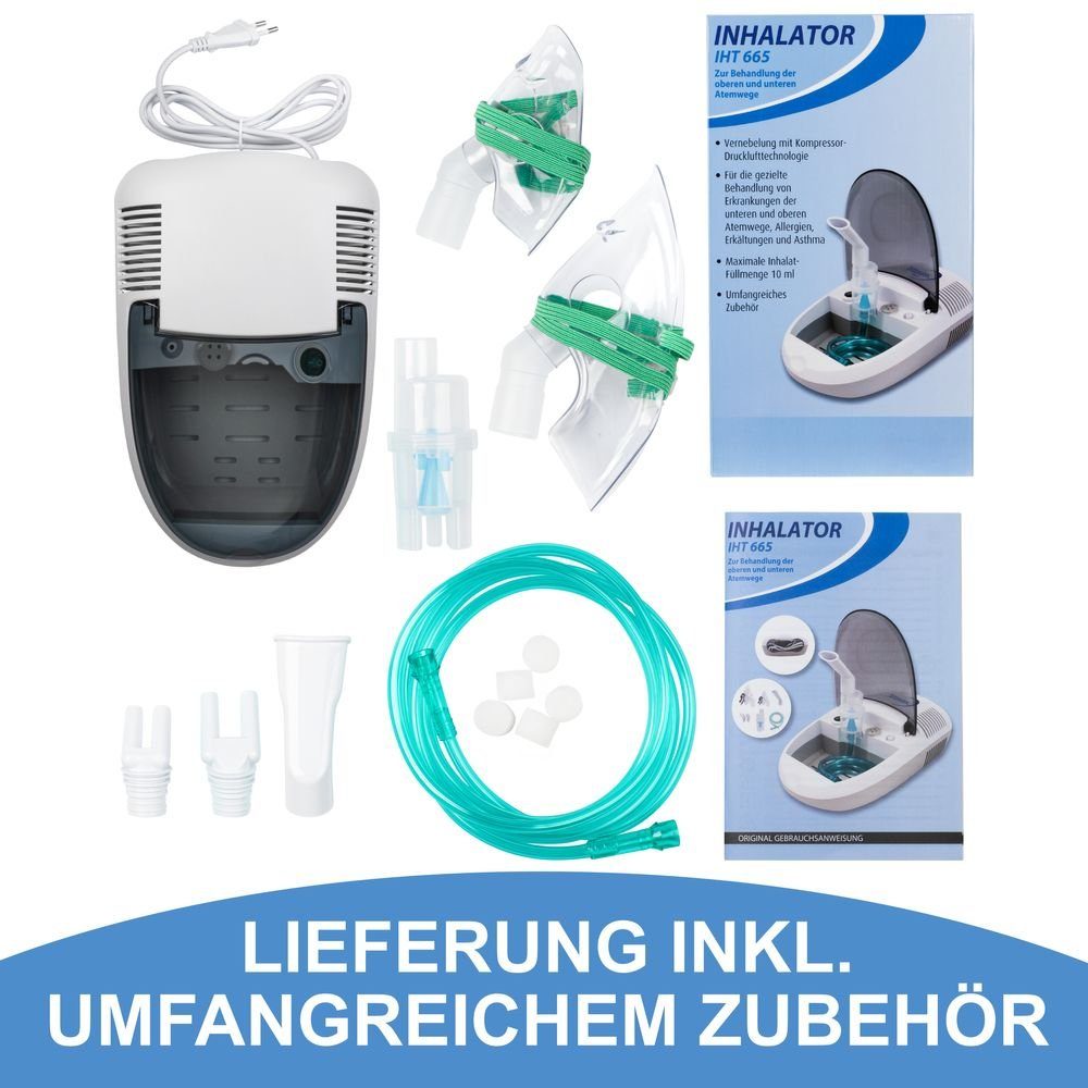 bonsport Inhalationsgerät Inhalationsgerät IHT665 für Kinder und Erwachsene