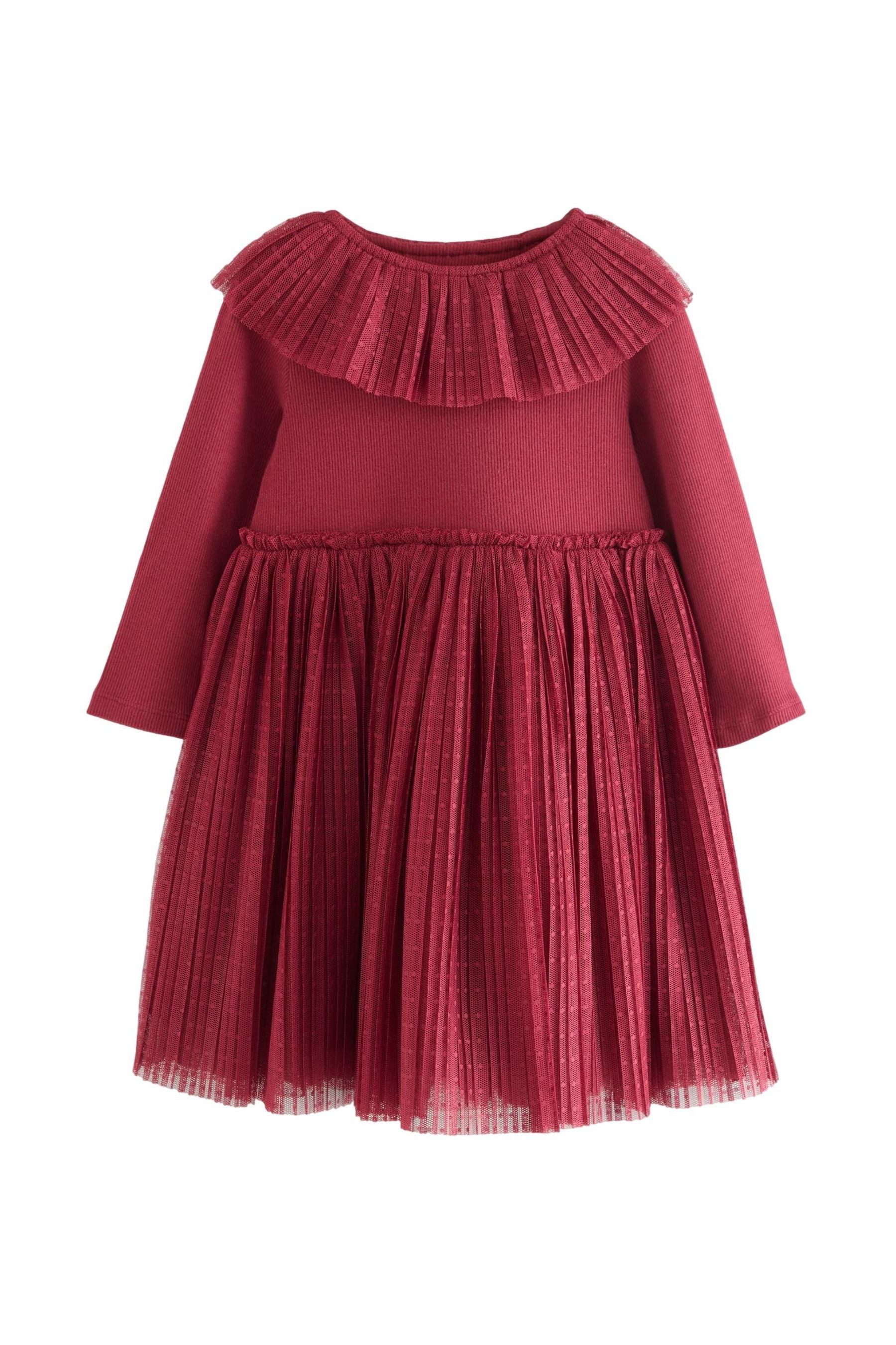 Next Tüllkleid Langärmeliges Kleid Aus Netzstoff 1 Tlg Trendige Looks