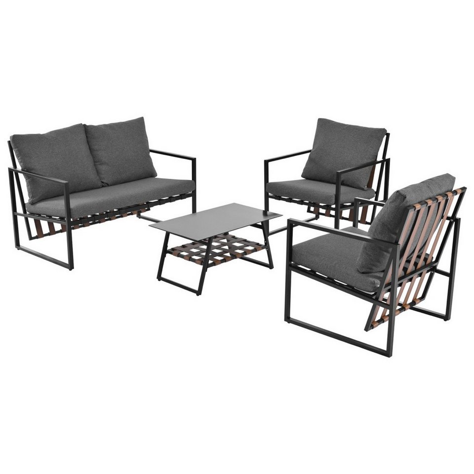 Ideasy Gartenlounge Set 4 Teiliges Gartenmöbel Set Für 4 Personen 1