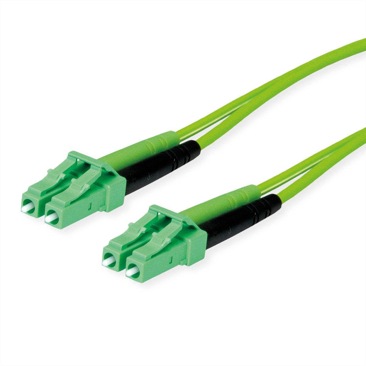 Telegärtner LWL Rangierkabel 2x G50/125 OM5 Glasfaserkabel, (100.0 cm), 1x LC Duplex - 1x LC Duplex