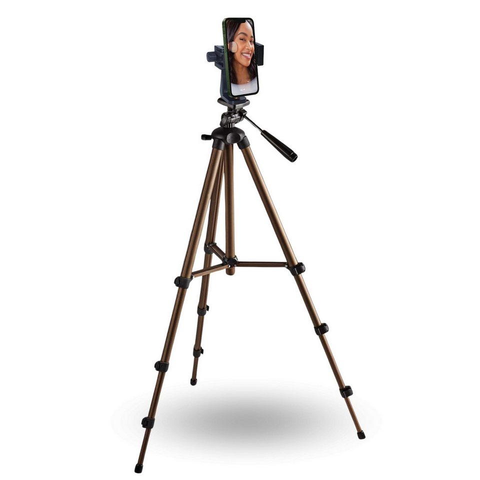 Tronicxl 134cm Smartphone Stativ Drehbar Halterung Ständer Tripod Handy