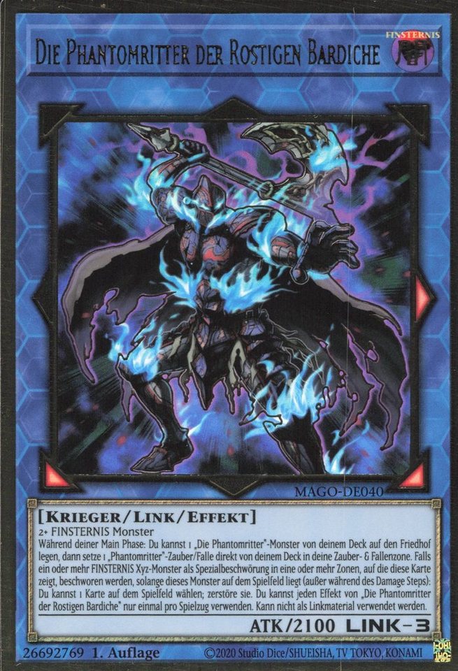 Recollectibles Sammelkarte Yugioh Karte Die Phantomritter Der Rostigen