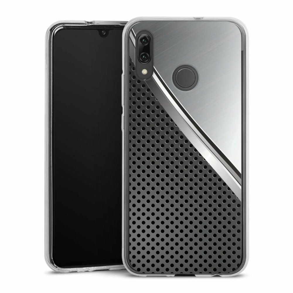 Deindesign Handyhülle Carbon Stahl Metall Duo Metal Surface Huawei P