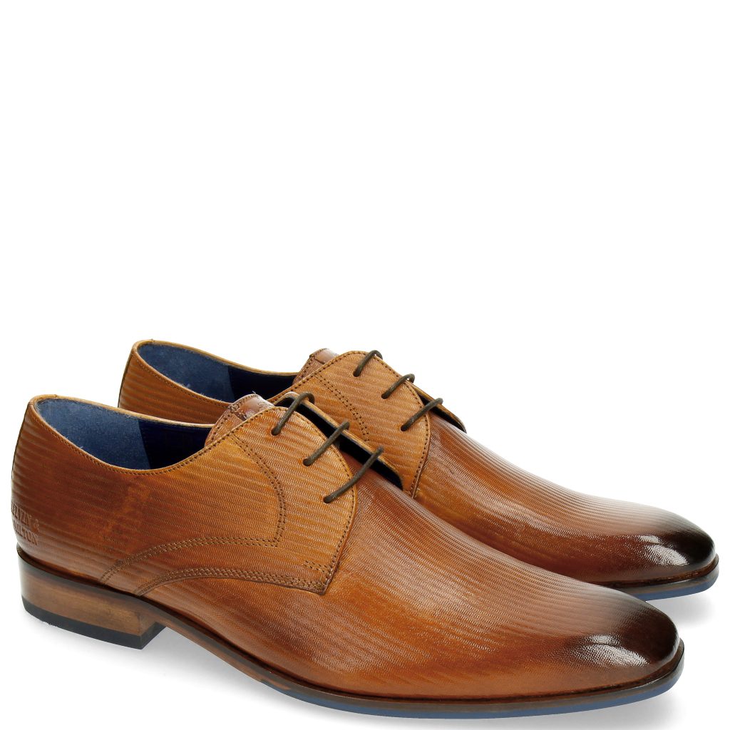 Melvin & Hamilton Rico 1 Schnürschuh, Sohle: Leder & Gummi blau