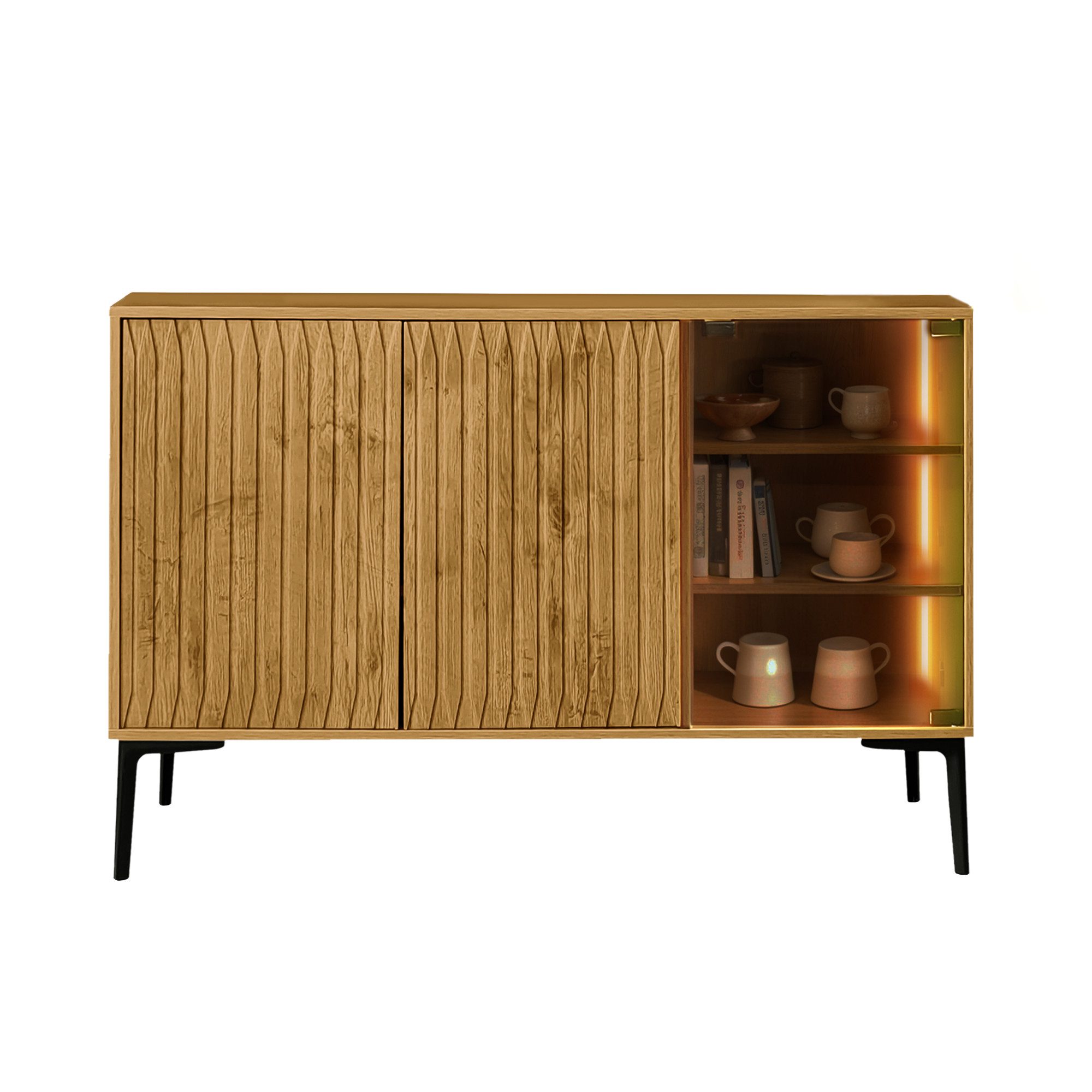Gotagee Sideboard Buffet Wohnzimmer Beistellschrank Standschrank Schrank