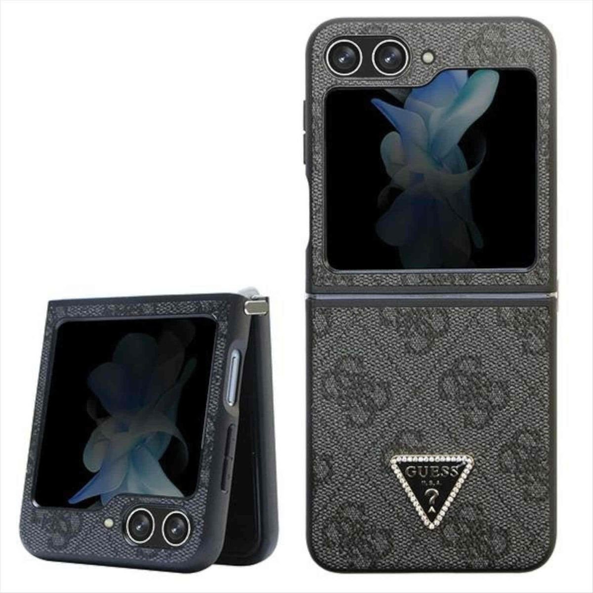 Guess Smartphone Hülle Guess Samsung Galaxy Z Flip5 Case Leather 4g