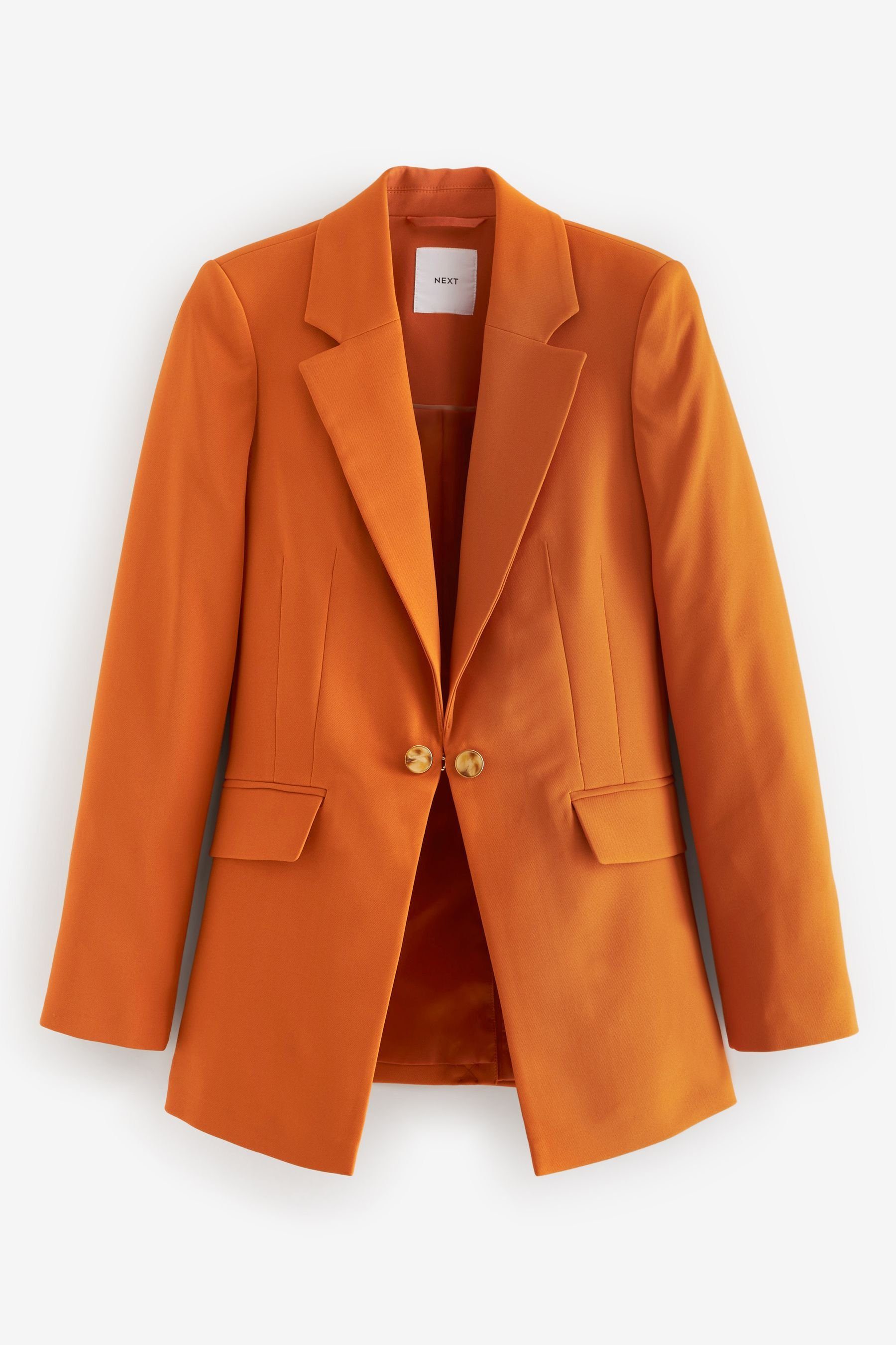Next Jackenblazer Kastiger Verschlussloser Blazer Aus Crêpe 1 Tlg