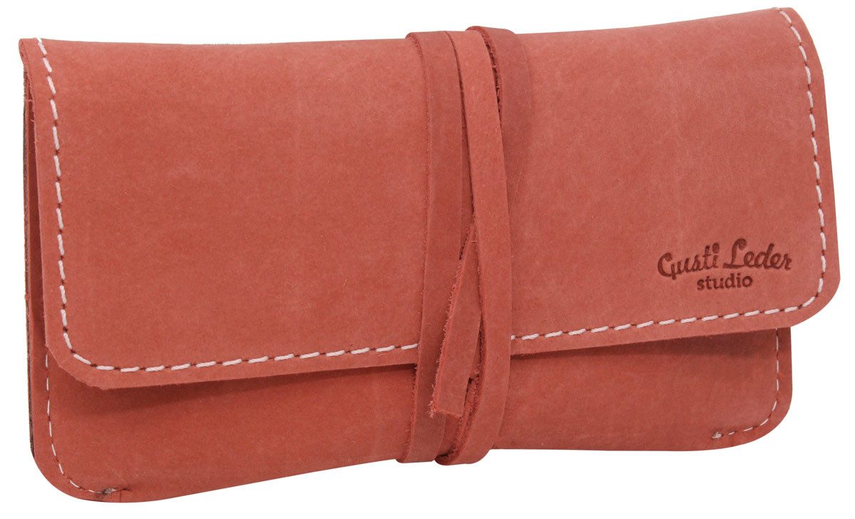 Gusti Leder Etui, Leder: Büffelleder oder Ziegenleder