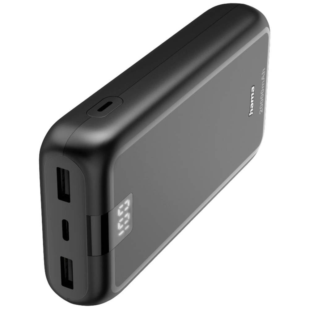Hama Power Pack "Performance 20″, 20000mAh, 3 Powerbank, 3 Ausgänge: 1x ...
