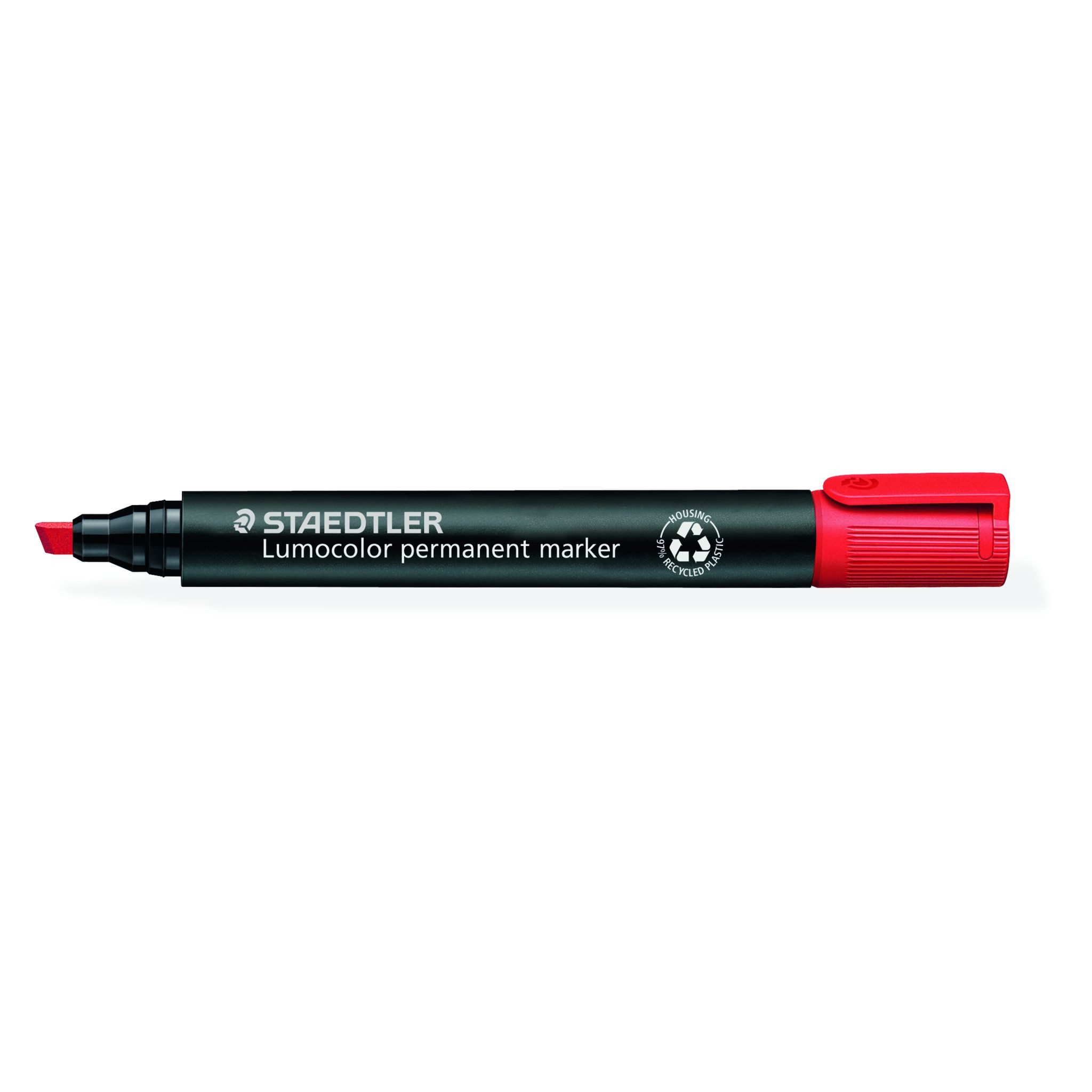 STAEDTLER Marker Staedtler Marker Lumocolor permanent rot, Leuchtstift
