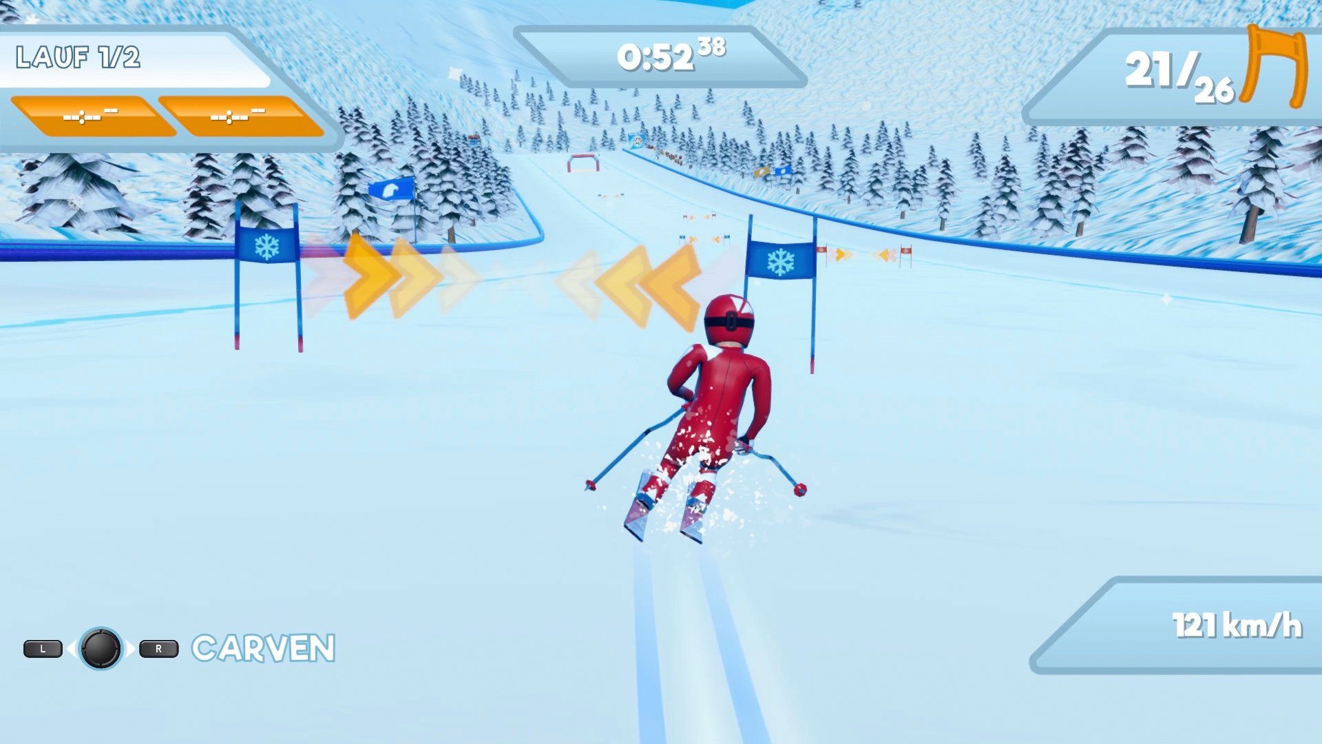 Winter Sports Games Nintendo Switch, Einzelspieler-Modus gegen die KI