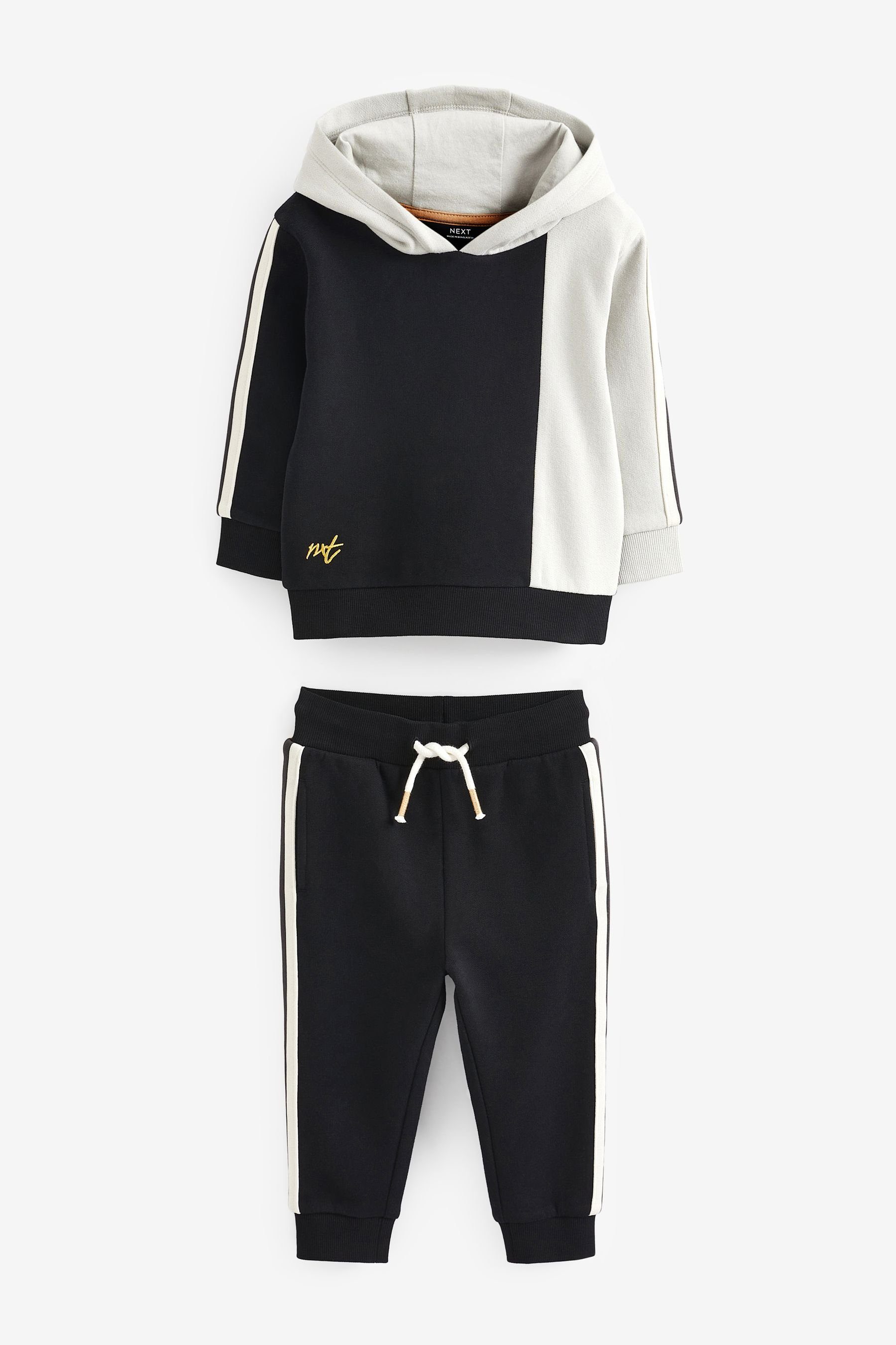 Next Sweatanzug Blockfarben Kapuzensweatshirt Und Jogginghose 2 Tlg