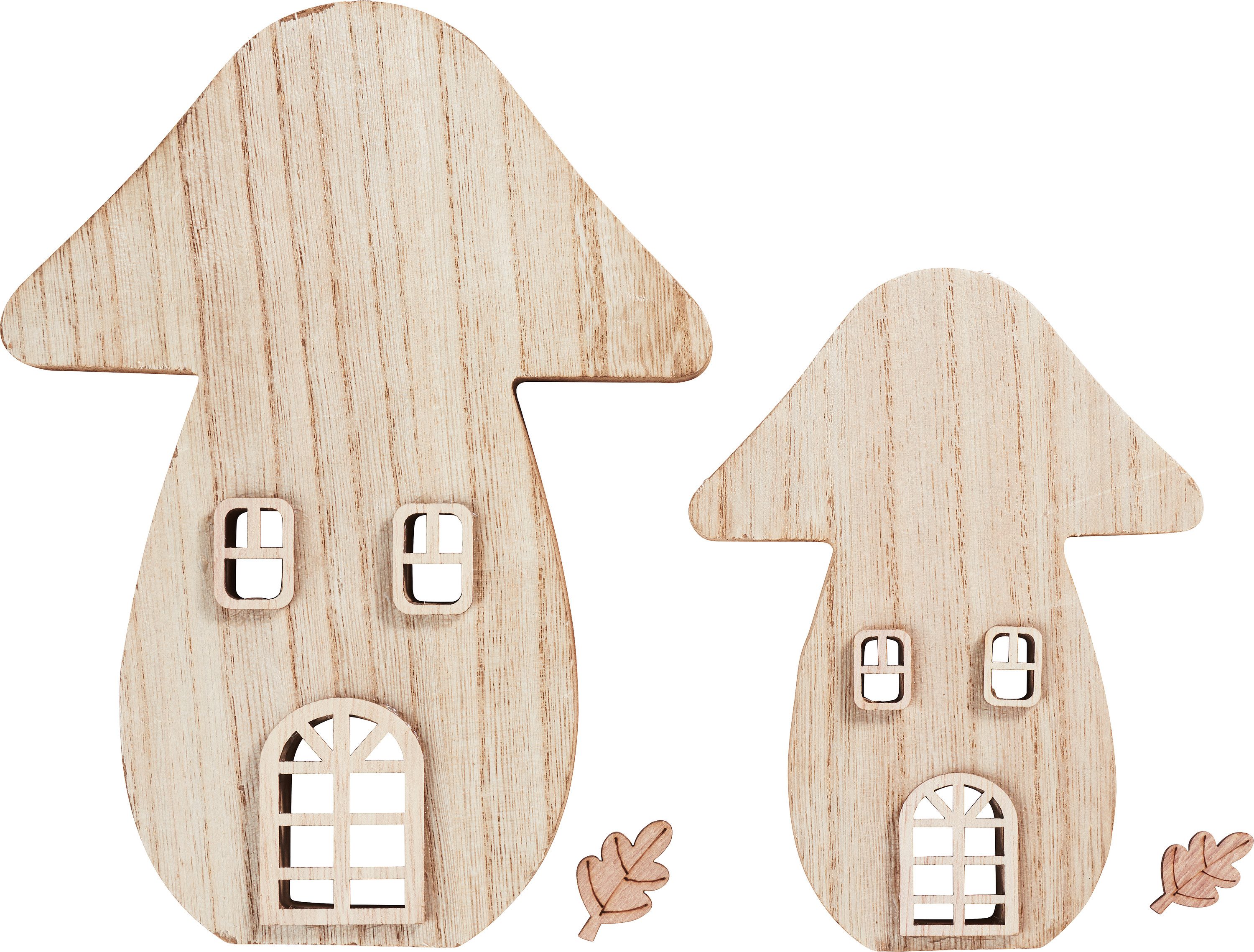 Vbs Dekoobjekt Fliegenpilze Haus 2 St 2er Set
