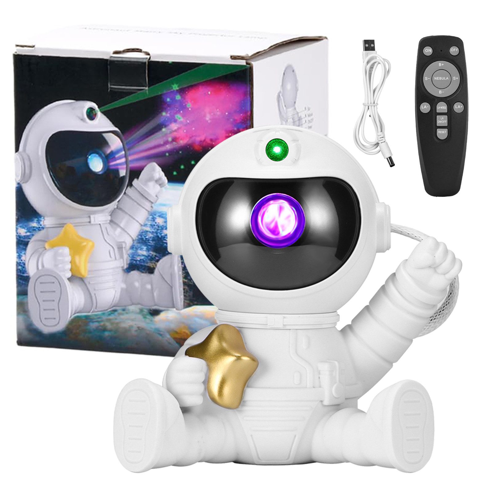 Blingbin Led Sternenhimmel Astronaut Sternenhimmel Projektor Led